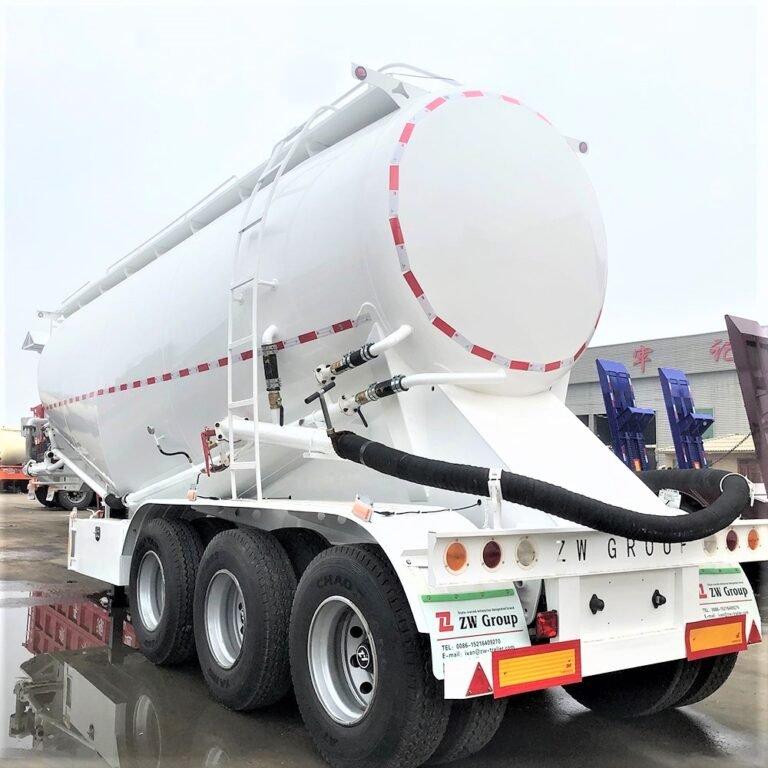Bulk Cement Tanker Semi Trailer Truck - ZW Vehicle Group – Bulk Powder ...